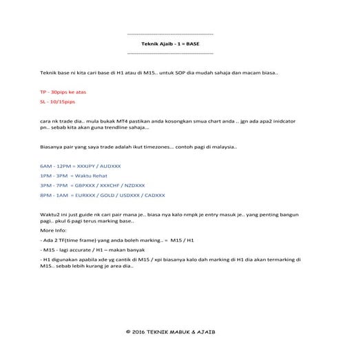 BBMA Oma Ally lengkap, panduan mudah pasar FX | PDF