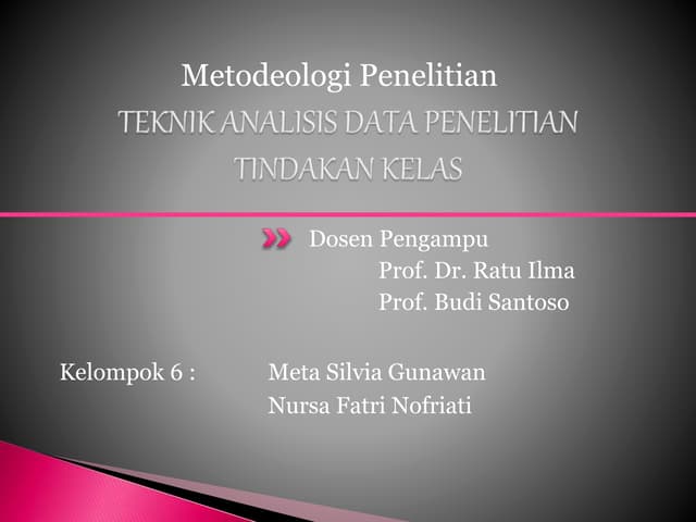 PPT KONSEP DASAR PTK (PENELITIAN TINDAKAN KELAS) | PPT