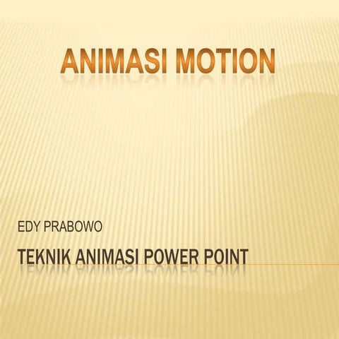 Teknik animasi power point | PPT