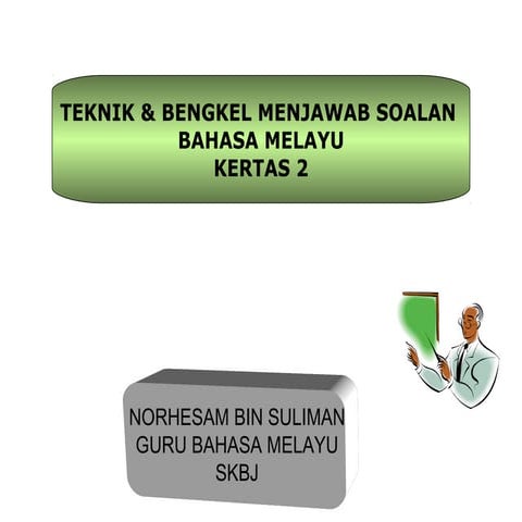 Teknik jawab soalan BM K2 | PPT
