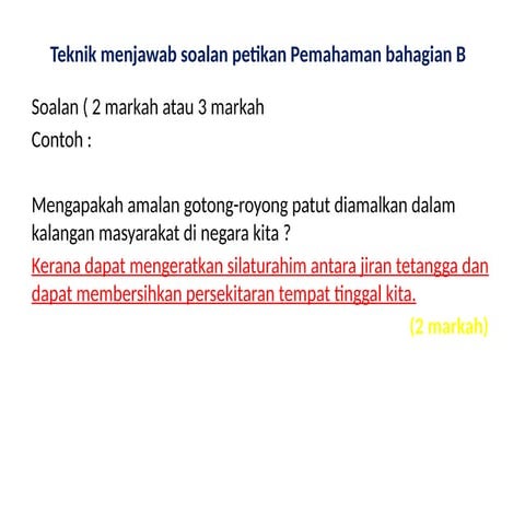 Teknik menjawab soalan petikan Pemahaman bahagian B.pptx
