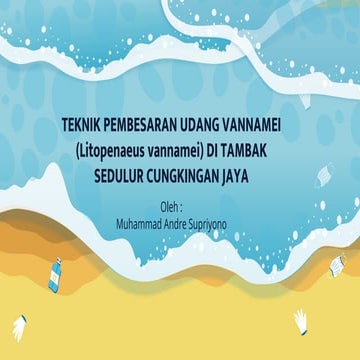 TEKNIK PEMBESARAN UDANG - ANDRE.pptx