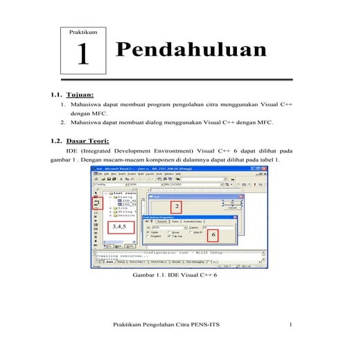 Teknik pengolahan citra visual c++ dengan mfc | PDF