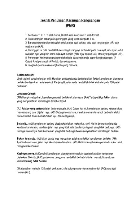 Karangan bahan rangsangan | PDF