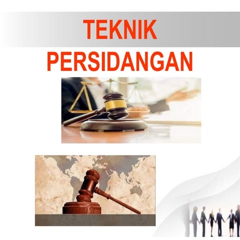 TEKNIK PERSIDANGAN UNTUK ORGANISASI AGAR TERTIB | PPTX