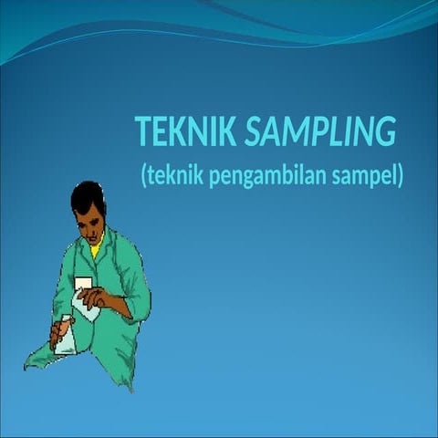 TEKNIK PENGAMBILAN SAMPLING statistika.pptx