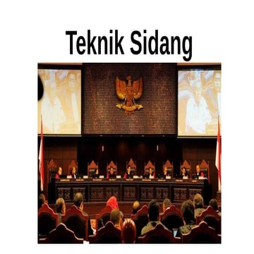 Teknik sidang | ODP