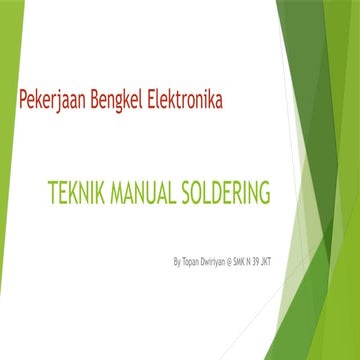 TEKNIK SOLDERING KOMPONEN ELEKTRONIKA.pptx