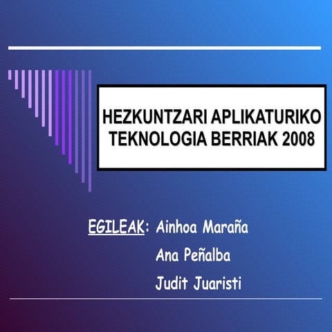 Teknologia Berriak | PPT