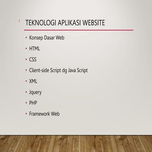 Teknologi Aplikasi Web I : Internet | PPT