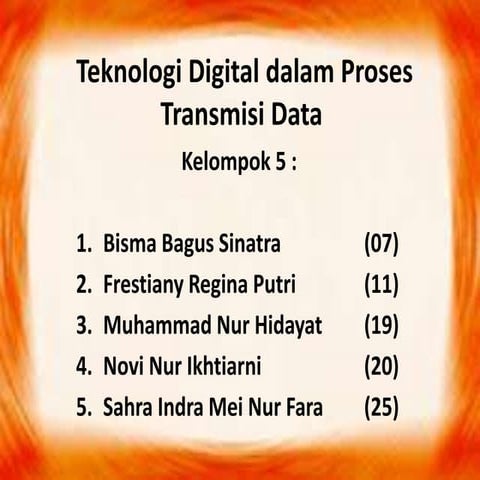 Alat Transmisi Data | PPT