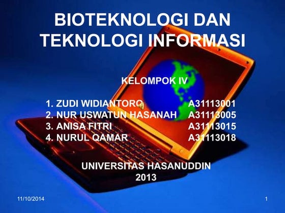 PRESENTASI TEKNOLOGI INFORMASI DAN KOMUNIKASI | PPT