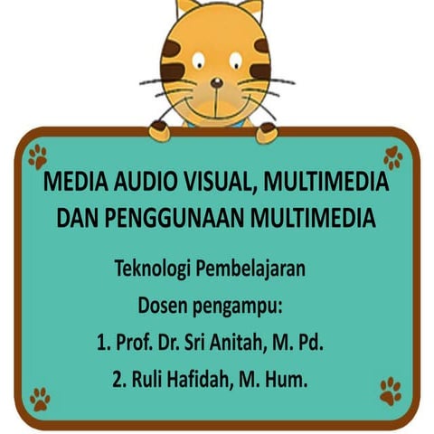 Media Audio Visual Multimedia dan Penggunaan Multimedia | PPT