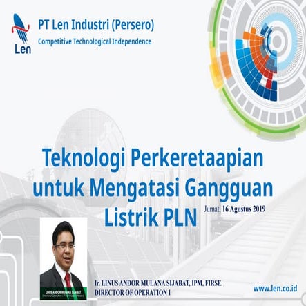 Teknologi Perkeretaapian untuk Mengantisipasi Gangguan Listrik PLN.pptx