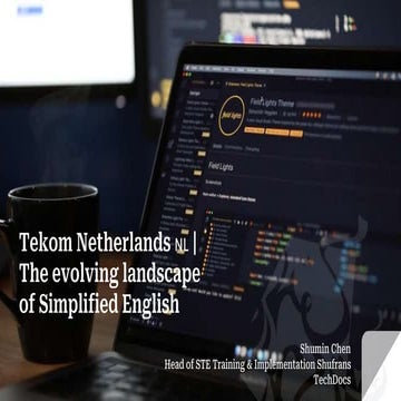Tekom Netherlands | The evolving landscape of Simplified Technical English by Shumin Chen ...