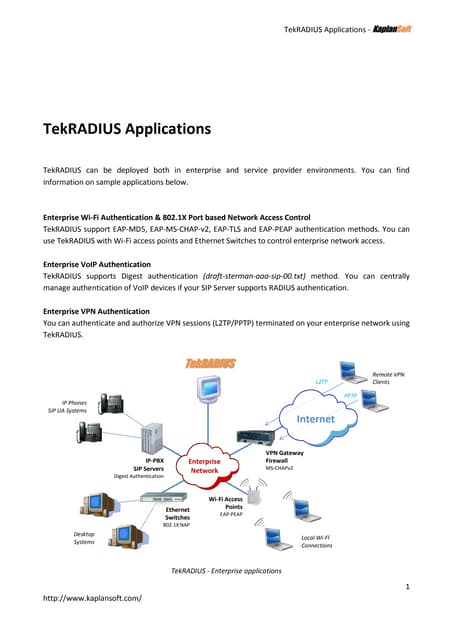 TekRADIUS Frequently Asked Questions | PDF