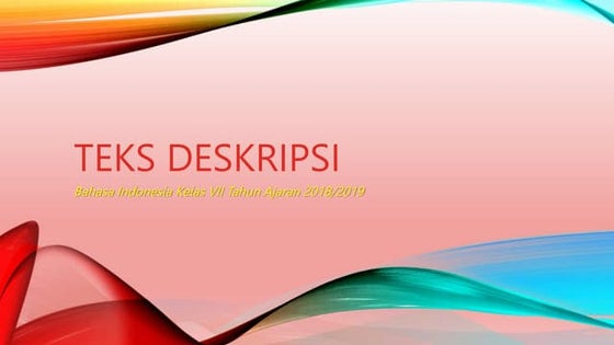 materi Descriptive Text ppt download for free | PPT
