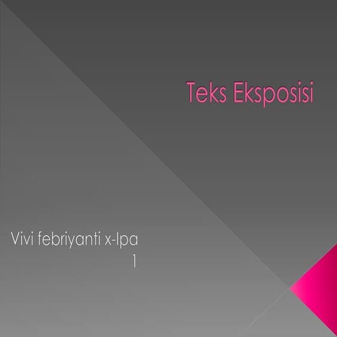 Teks eksposisi | PPT