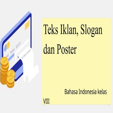 Teks Iklan, Slogan dan Poster.pptx matri | PPTX