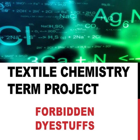 Textile Chemistry | PPTX