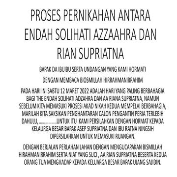 Teks pertunangan | DOC