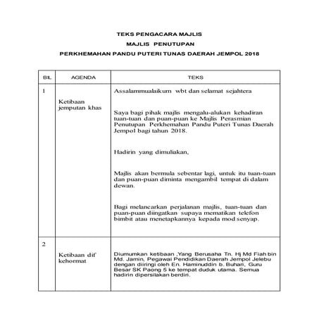Surat jemputan ceramah keselamatan kepada bomba
