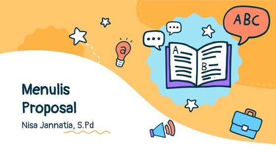 PPT - Materi Proposal - B. Indonesia | Kelas XI | PPT