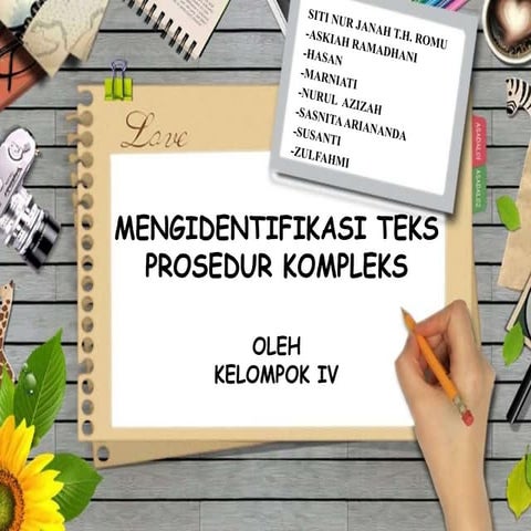 Teks prosedur kompleks kelompol iv | PPTX