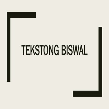 Tekstong Biswal Filipino 8 powerpointcdnjncj | PPTX