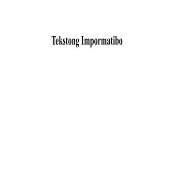 3-TEKSTONG IMPORMATIBO (Para Sa Iyong Kaalaman).pptx
