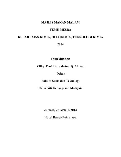 Example script for moderator | PPTX