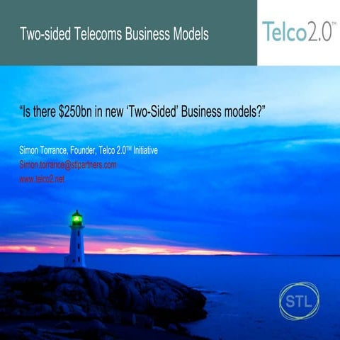 telco20 : Two-sided Telecoms Business Models | PPT