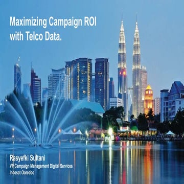 Maximizing Campaign ROI With Telco Data | PPTX