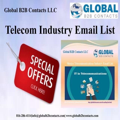 Telecom industry email list | PPTX