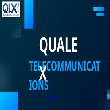 Telecommunications -qualex Expertisepptx | PPT