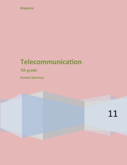 Beginners: What Does ‘Telecommunications’ or ‘Telecoms’ Mean? | PDF ...