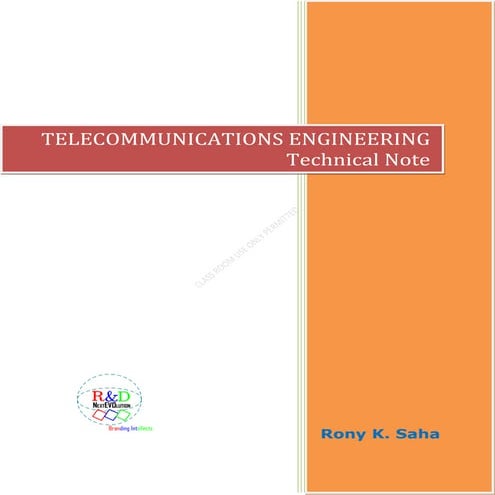 Telecommunication Network Lecture Notes Pdf