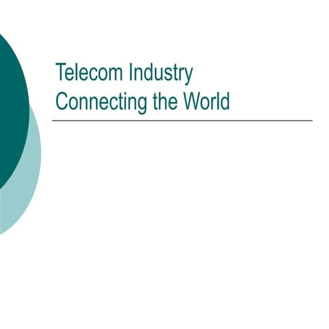 Telecom ppt 1st part | PPT