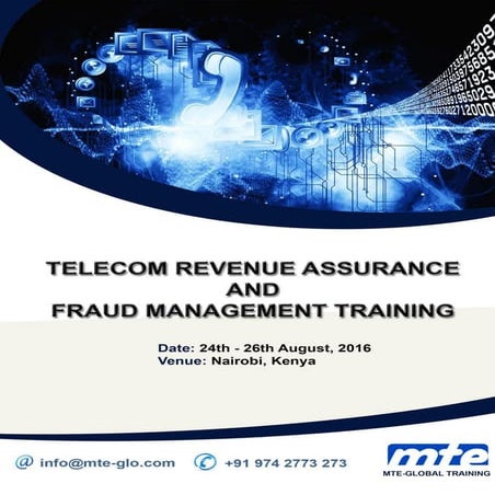 Training -- Revenue And Fraud Management 2016 | PDF