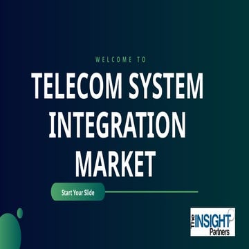 Telecom System Integration Market Trends and opportunities. | PPTX