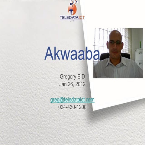 Teledata About Us Presentation | PPT