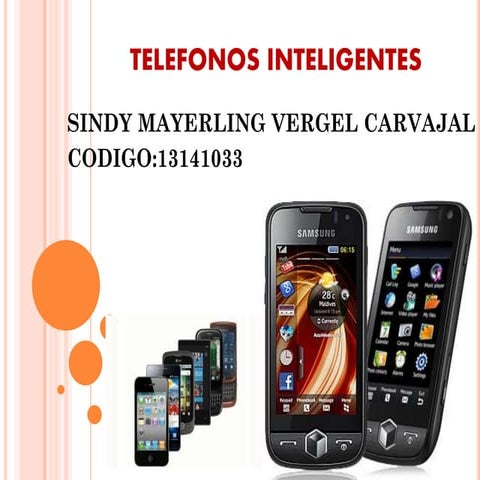 Telefonos inteligentes | PPTX