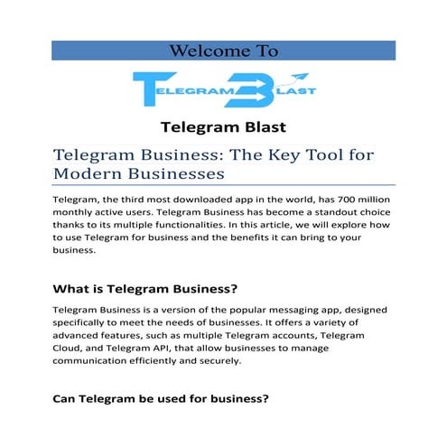 Telegram Business The Key Tool for Modern Businesses.pdf