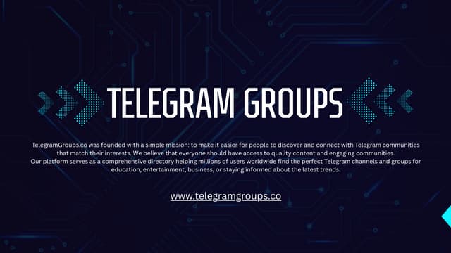 Telegram Groups presentations