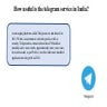 How useful is the telegram service in India? | PPT