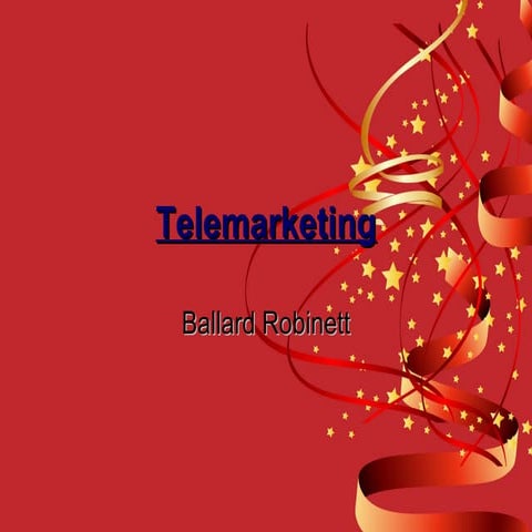 Telemarketing | PPT