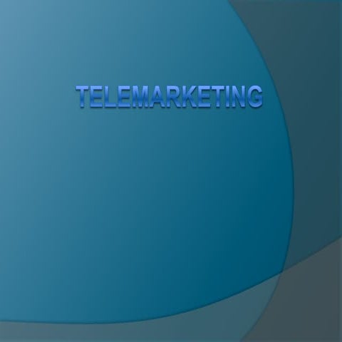 Telemarketing2 | PPT