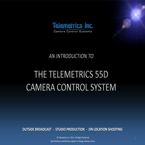 Telemetrics ppt camera_control_system | PPTX