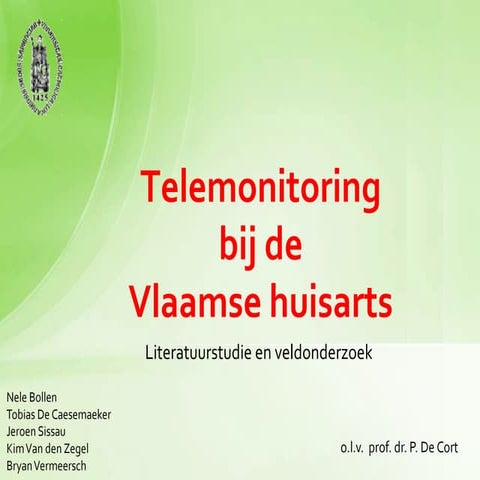 Telemonitoring | PPTX