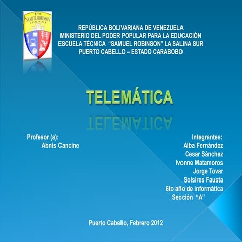 Telemática! | PPTX